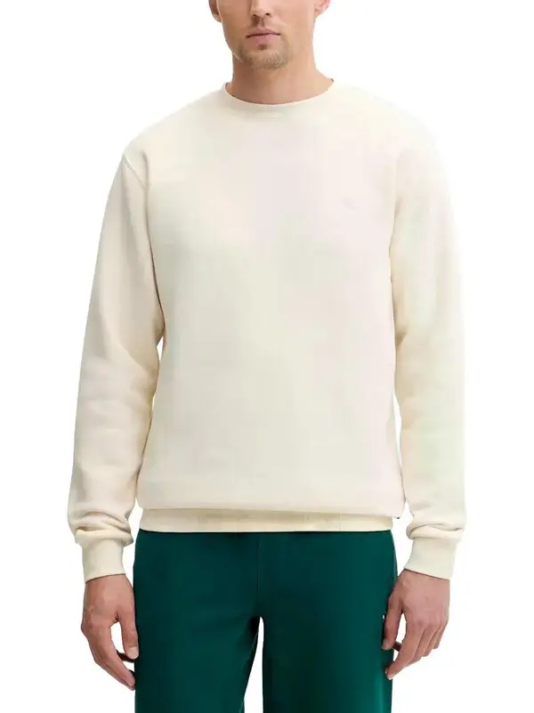 Rip Curl Classic Surf Logo Embroidered Crew Neck Sweater - Neutrals