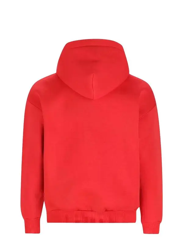 Giada Benincasa Embroidered Logo Hoodie - Red