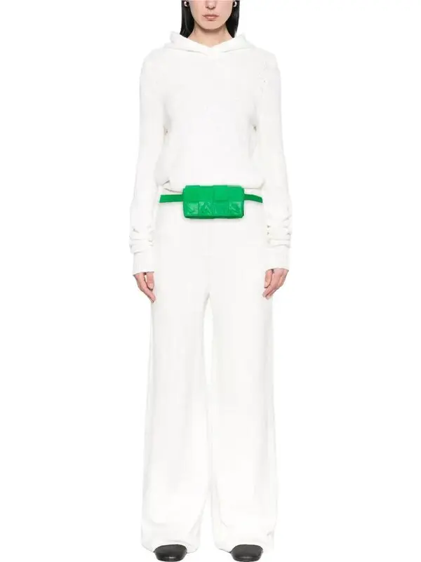 Bottega Veneta Mini Paper Calfskin Intrecciato Cassette Belt Bag - Green