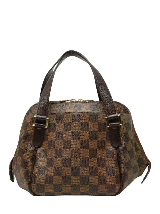 LOUIS VUITTON Damier Ebene Belem Pm Handbag - Brown