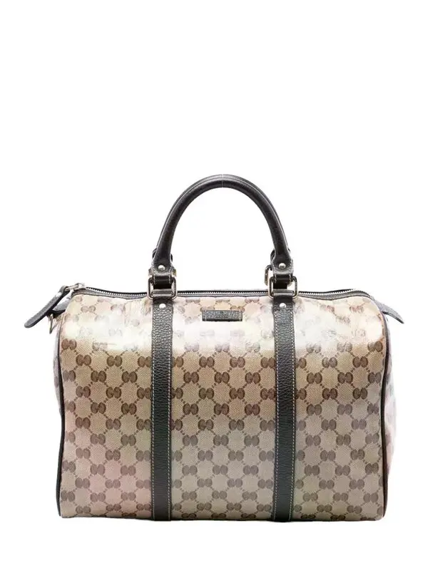 Gucci Medium Gg Crystal Joy Boston Bag - Neutrals
