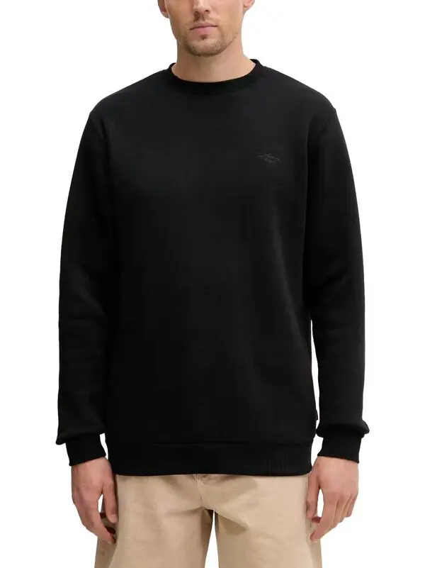Rip Curl Classic Surf Logo-embroidered Crew-neck Sweater - Black
