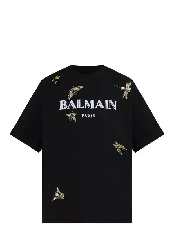 Balmain Logo-print T-shirt - Black