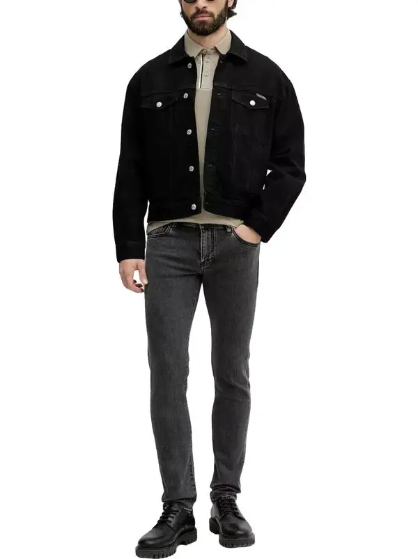 Armani Exchange Slim-fit Faded Jeans - Grey