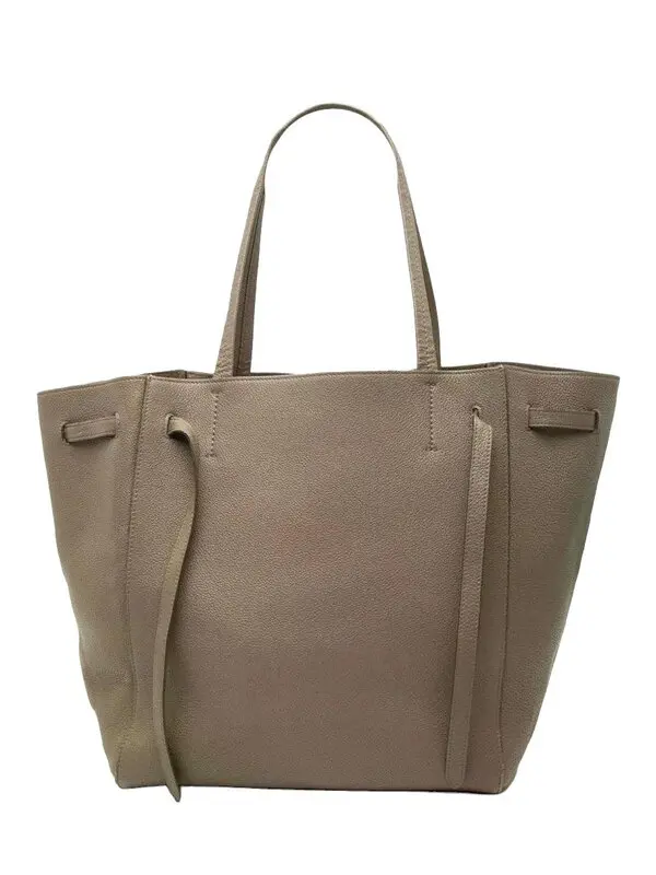 Celine Grained Calfskin Phantom Cabas Tote Bag - Brown