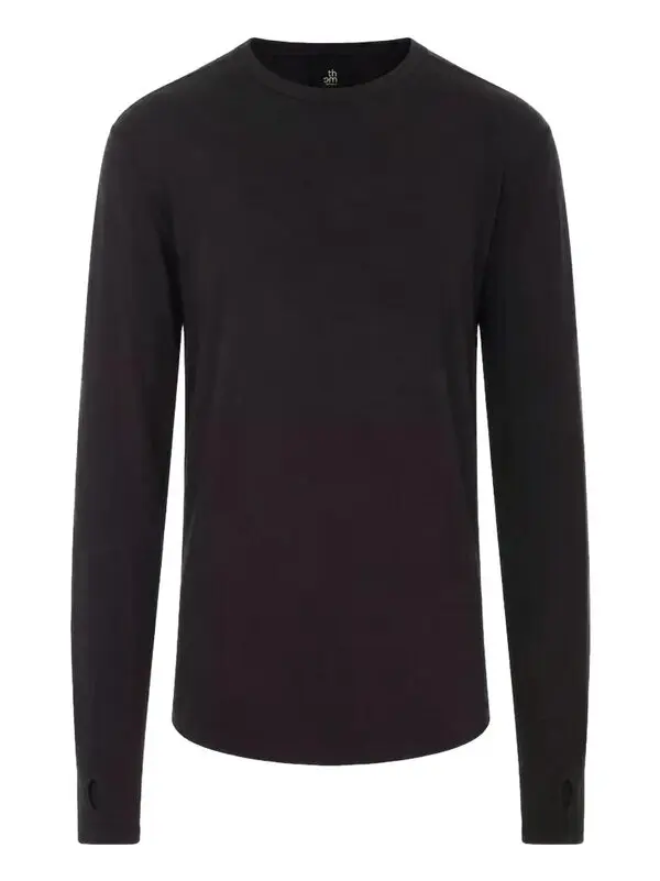 THOM KROM Thumb-slot Long-sleeve T-shirt - Black