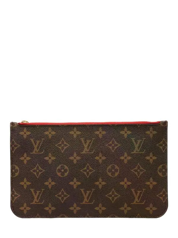 LOUIS VUITTON Monogram Canvas Pouch - Brown