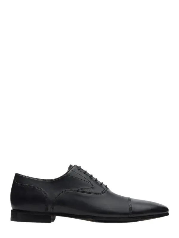 LOTTUSSE Verona Twist Leather Oxford Shoes - Black