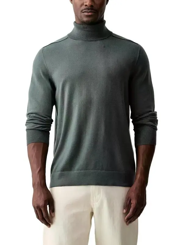 Marc O'polo High-neck Long-sleeve Sweater - Green