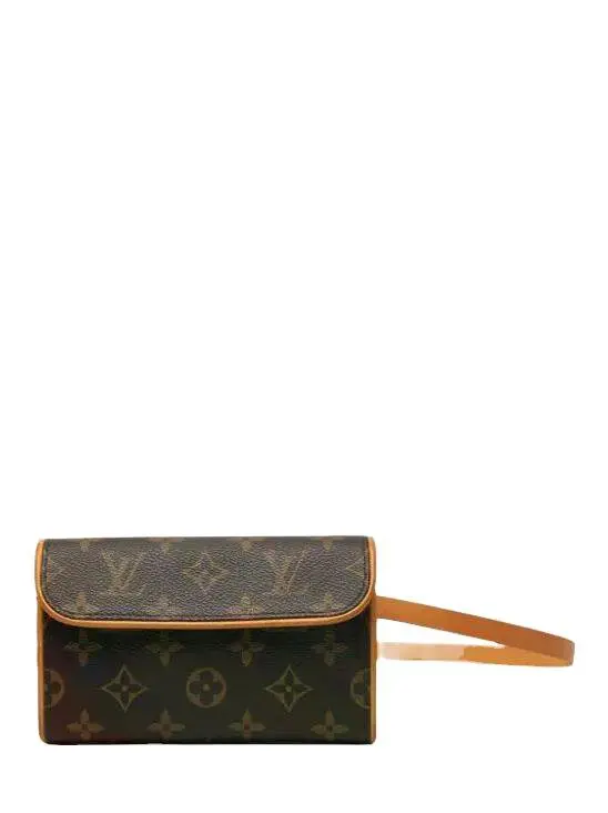 LOUIS VUITTON 2002 Monogram Florentine Belt Bag - Brown