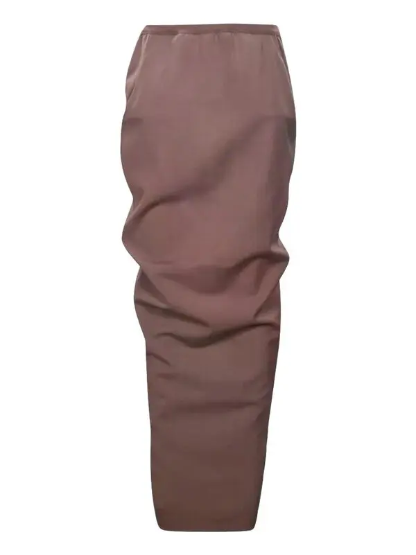 Rick Owens Draped Wrap Maxi Skirt - Red