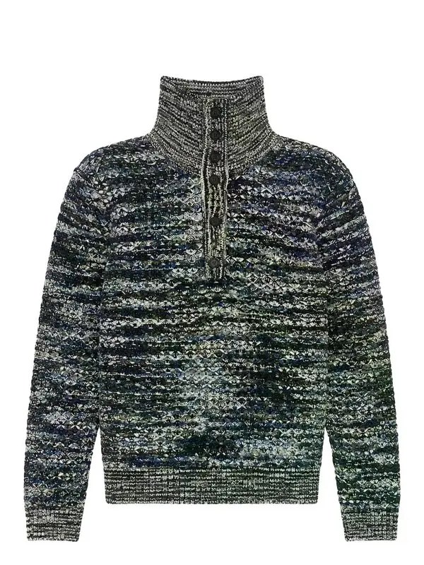 Missoni 3d-knit Slub-finish Wool Sweater - Grey