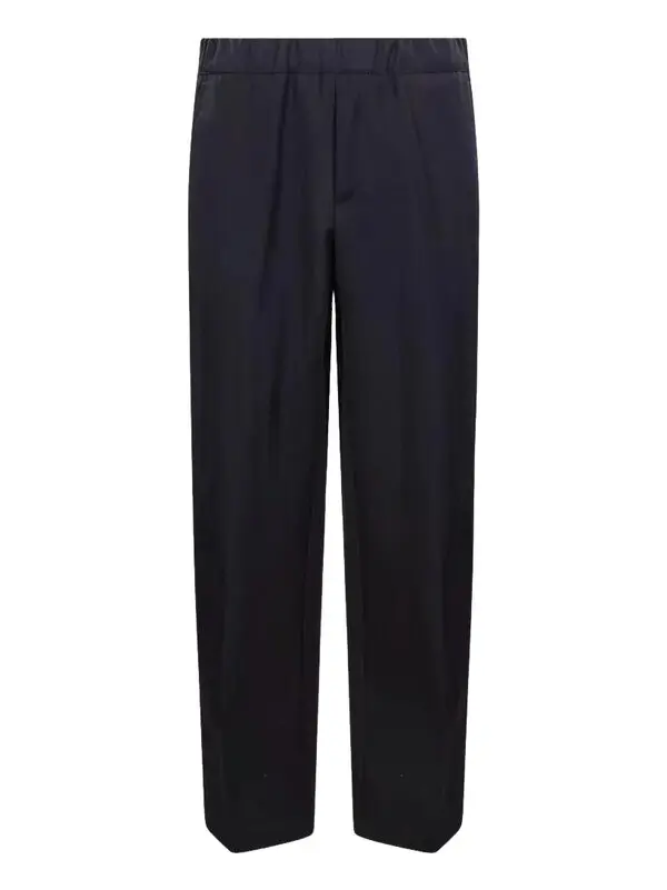 COSTUMEIN Elasticated Pressed-crease Trousers - Blue