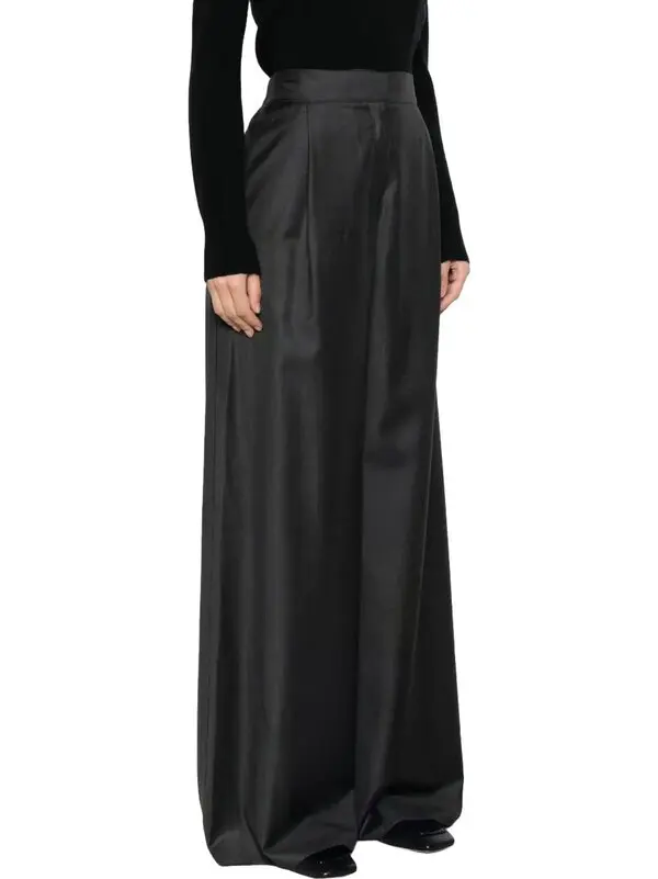 Dusan Pleated Wide-leg Trousers - Grey
