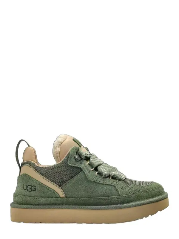 UGG Lowmel Panelled Leather Sneakers - Green