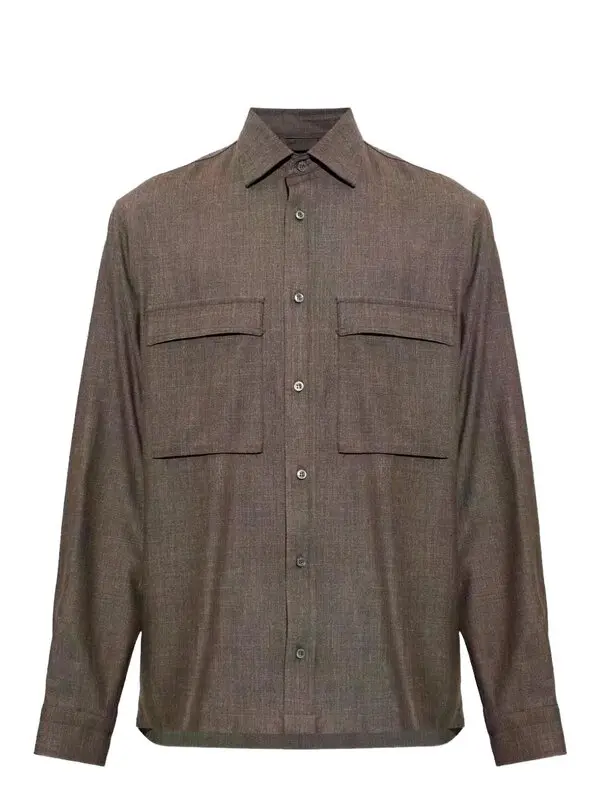 Paul & Shark Chest-pocket Shirt - Brown