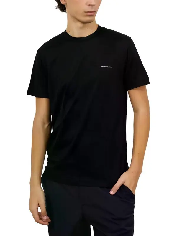 Emporio Armani Logo-print T-shirt - Black