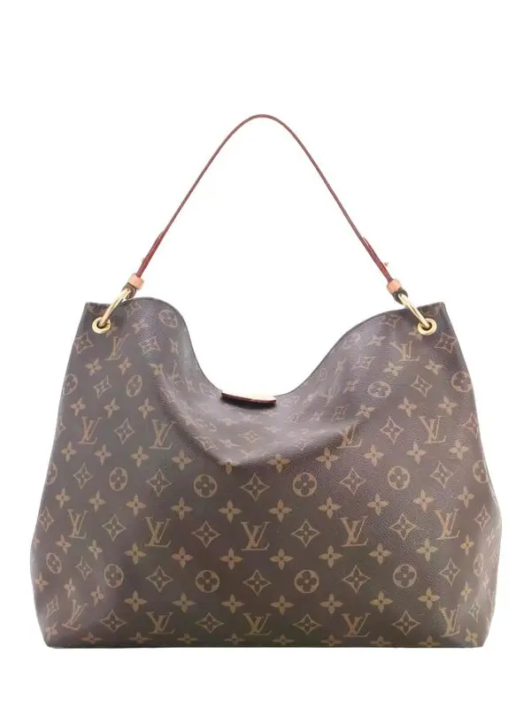 LOUIS VUITTON Monogram Canvas Graceful Mm Hobo Bag - Brown