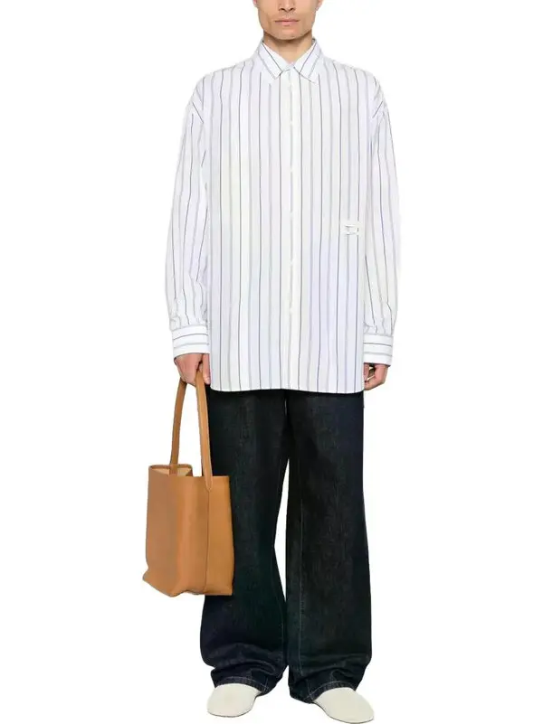 Jacquemus Pisco Striped Shirt - White