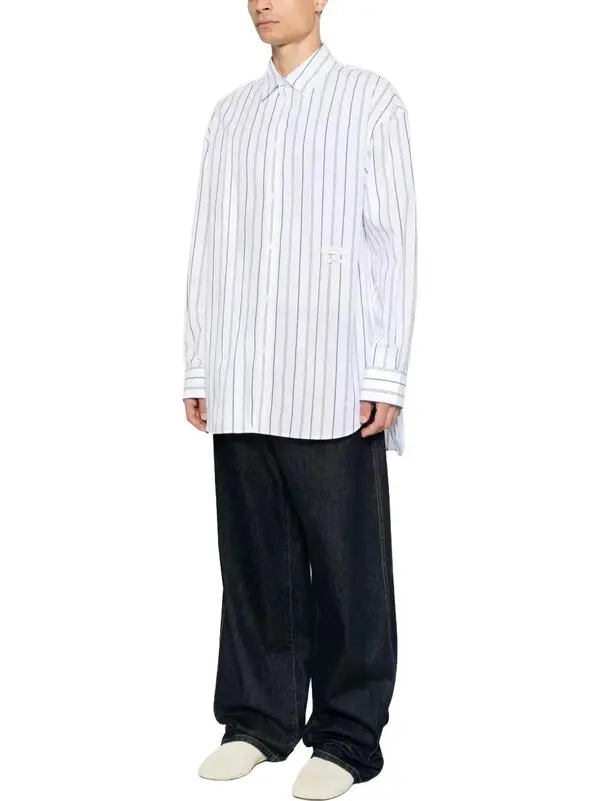 Jacquemus Pisco Striped Shirt - White