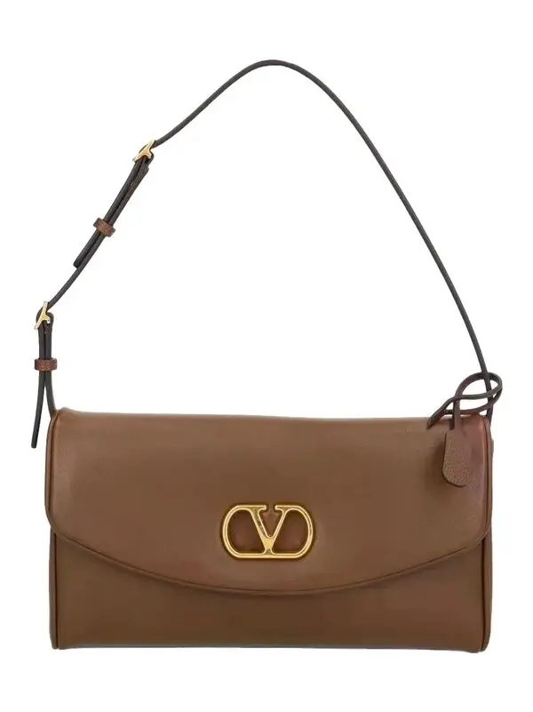 Valentino Garavani Small Nappa Shoulder Bag - Brown