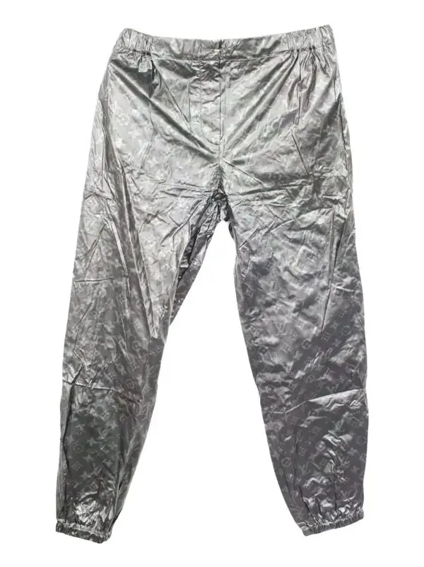 LOUIS VUITTON Monogram Print Trousers - Grey
