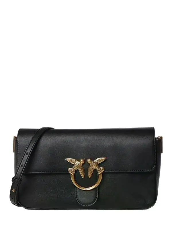 Pinko Love Birds Shoulder Bag - Black
