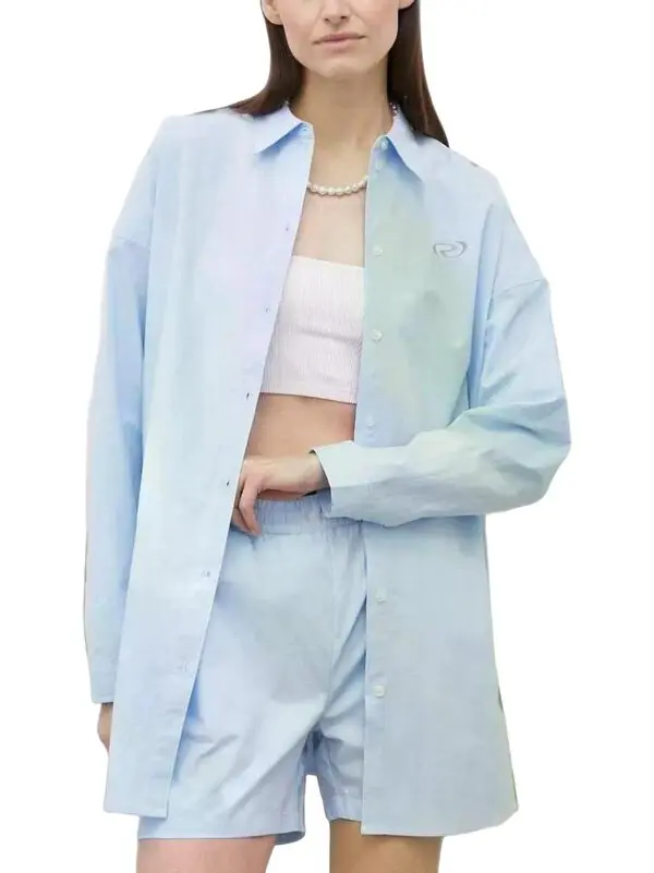 RÉSUMÉ Logo-patch Elasticated Shorts - Blue