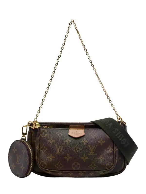 LOUIS VUITTON Monogram Multi Pochette Accessoires Satchel - Brown