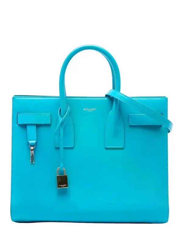 Saint Laurent Sac De Jour Satchel - Blue