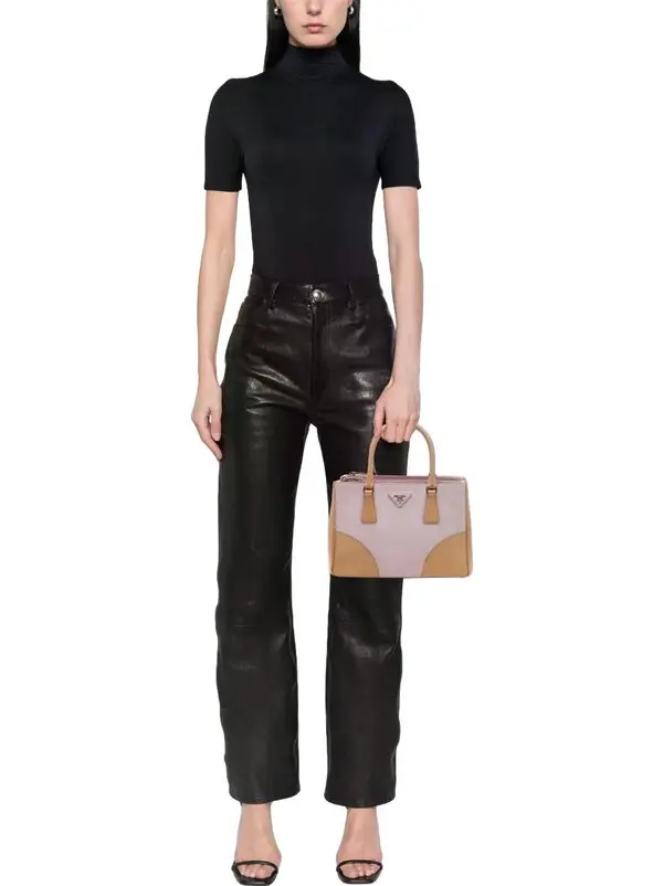 Prada Saffiano Leather Satchel - Pink