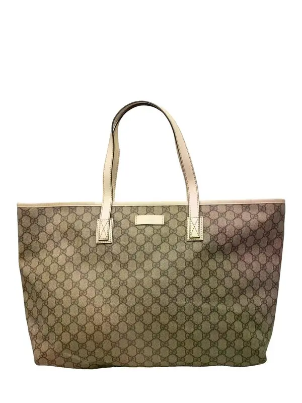 Gucci Large Gg Supreme Tote Bag - Neutrals