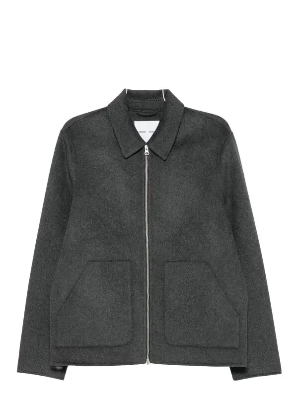 SAMSOE SAMSOE Zip-up Jacket - Grey