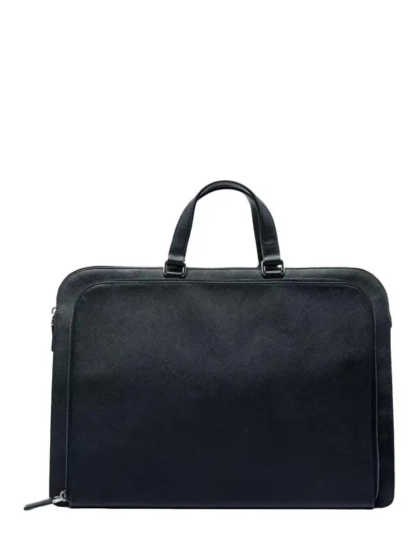 Prada Saffiano Leather Business Briefcase - Black