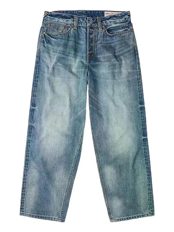 EVISU Daicock Printed Jeans - Blue
