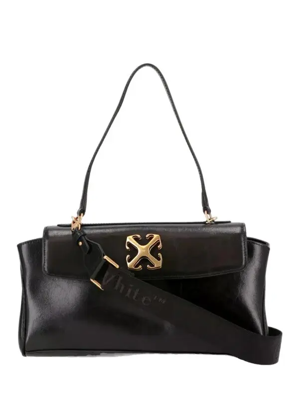 Off-White Arrows-plaque Shoulder Bag - Black