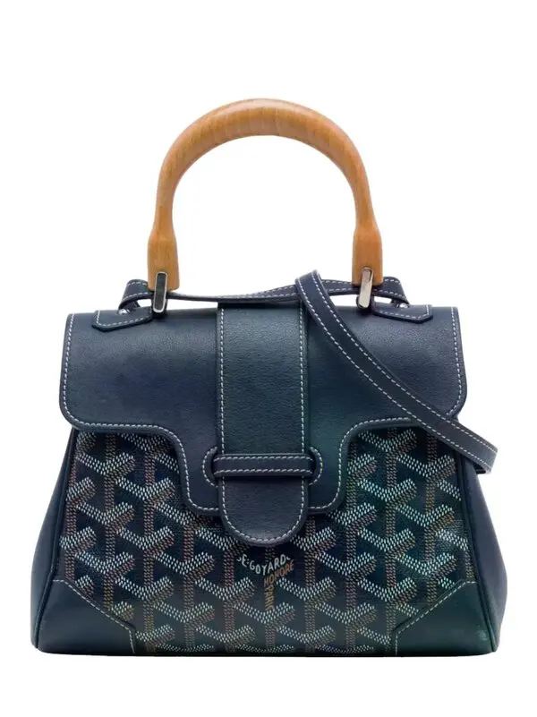 Goyard 2019 Mini Saigon Structured Satchel - Blue