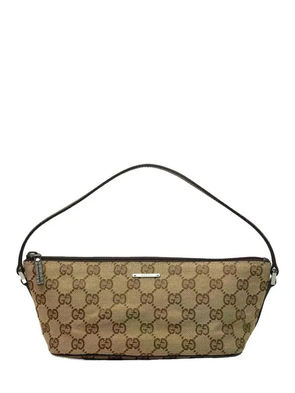 Gucci Gg Canvas Boat Shoulder Bag - Neutrals