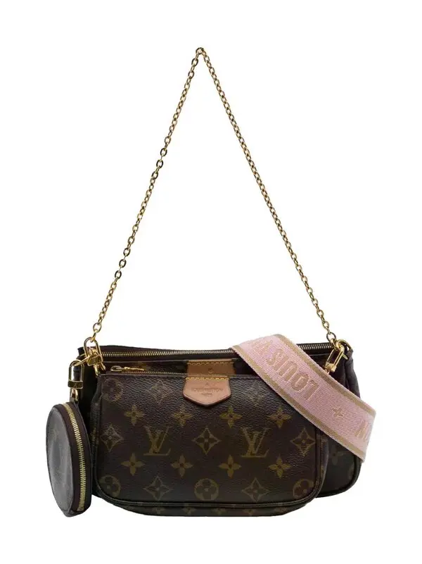 LOUIS VUITTON Monogram Multi Pochette Accessoires Satchel - Brown