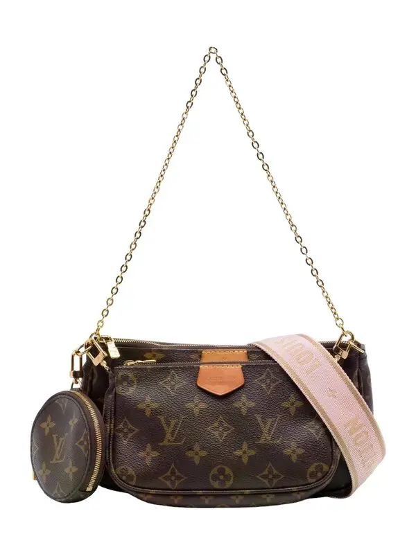 LOUIS VUITTON Monogram Multi Pochette Accessoires Satchel - Brown