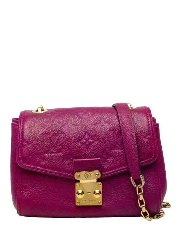 LOUIS VUITTON Monogram Empreinte Saint Germain Bb Crossbody Bag - Purple