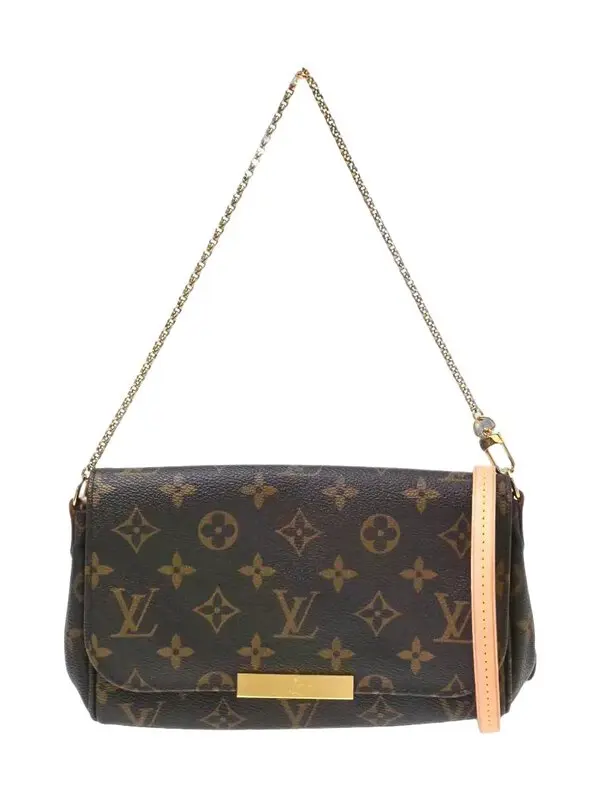 LOUIS VUITTON Monogram Clutch Bag - Brown