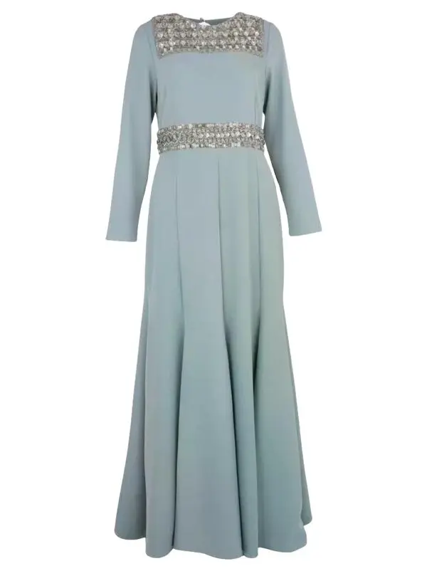 LOODYANA Embellished Maxi Dress - Green