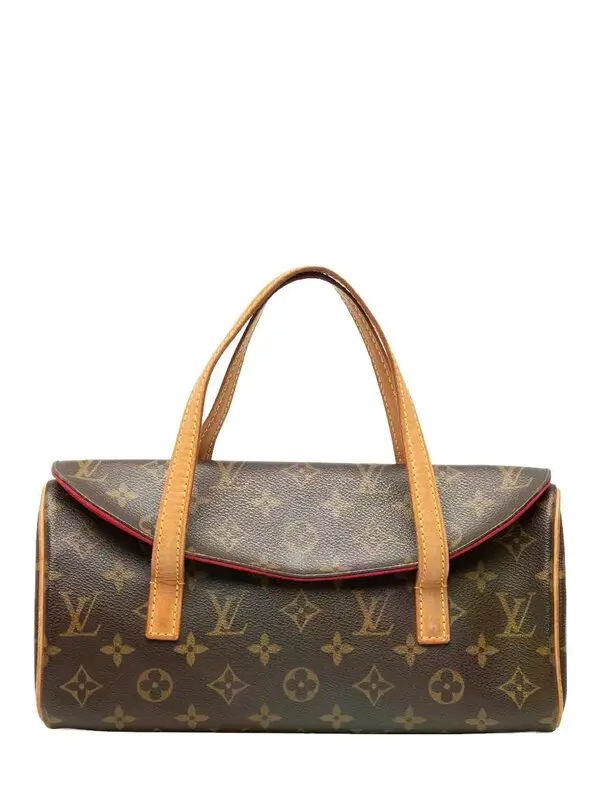 LOUIS VUITTON 2003 Monogram Sonatine Handbag - Brown