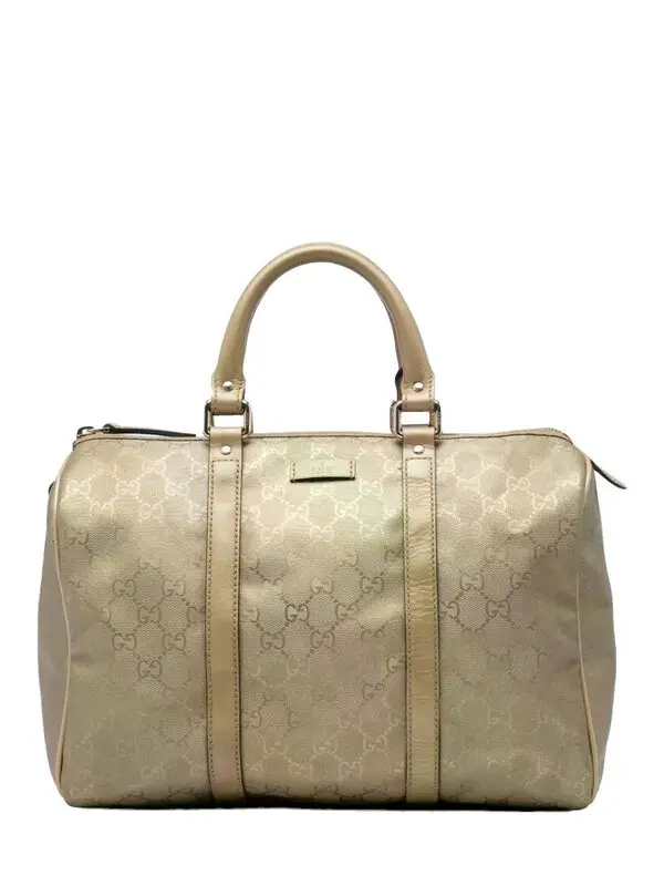 Gucci Gg Imprimé Joy Boston Bag - Gold