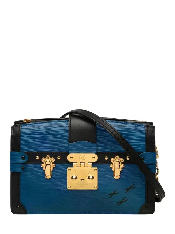 LOUIS VUITTON 2019 Epi Trunk Clutch Crossbody Bag - Black