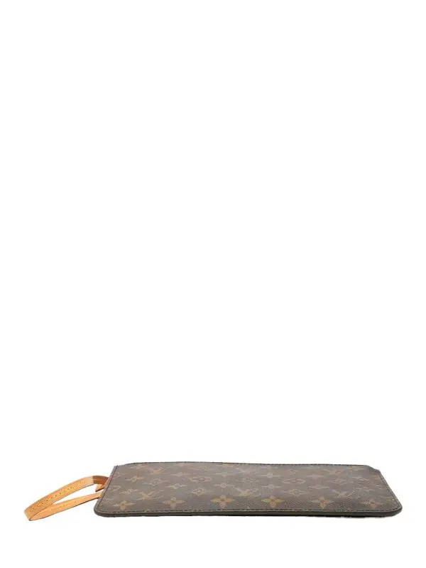 LOUIS VUITTON 2021 Monogram Neverfull Mm Pouch - Brown