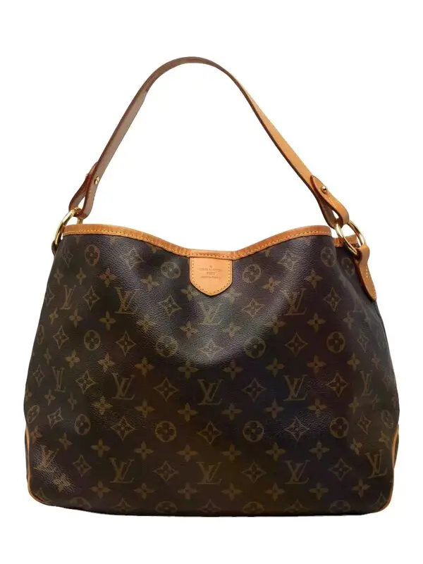 LOUIS VUITTON Monogram Delightful Pm Tote Bag - Brown