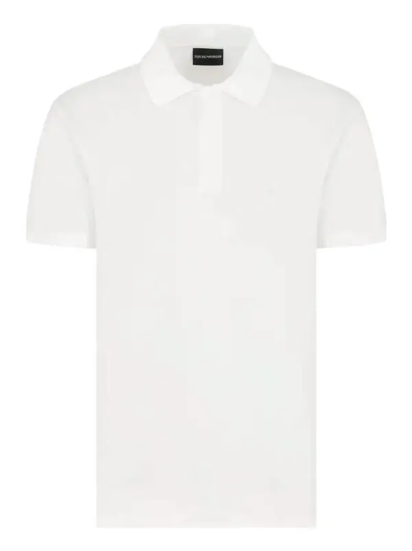 Emporio Armani Short-sleeve Polo Shirt - White