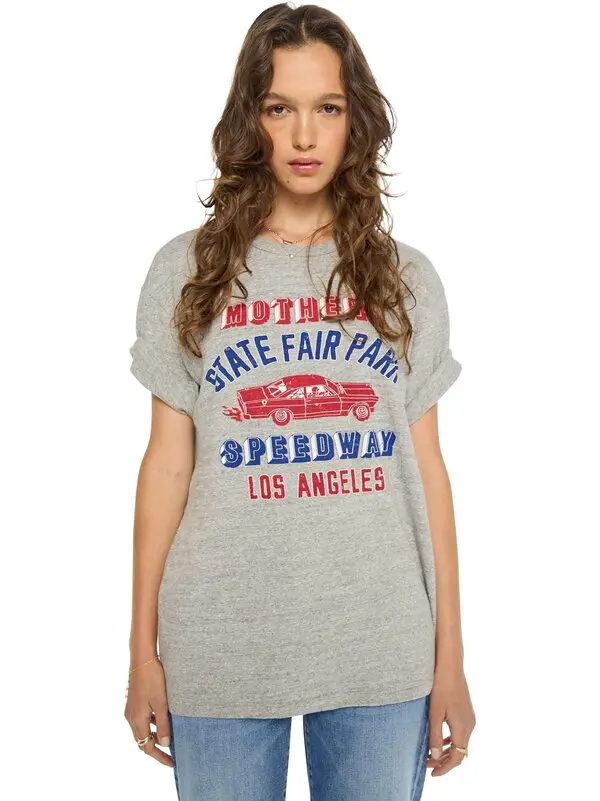 MOTHER The Lowdown State Fair Park T-shirt - Grey